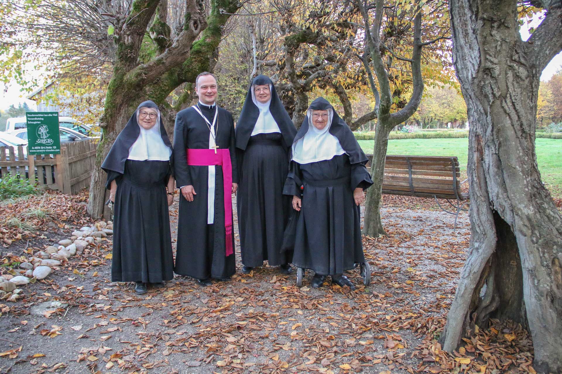 Besuch der Präsidentin der Förderation der Augustiner-Chorfrauen am 30. ...