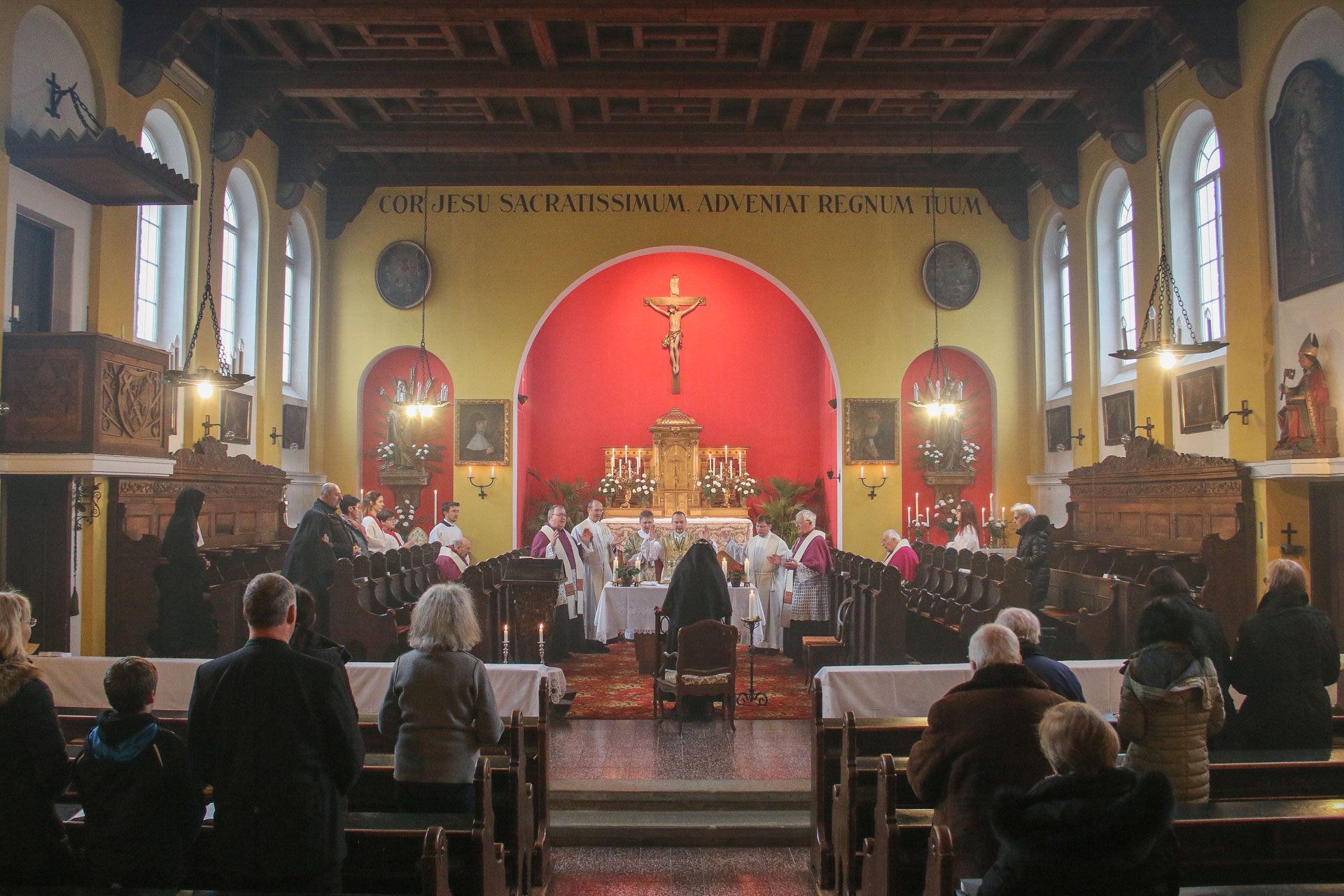 Eiserne Profess von Schw. Bernadette vom Kloster Goldenstein am 09.12.2022