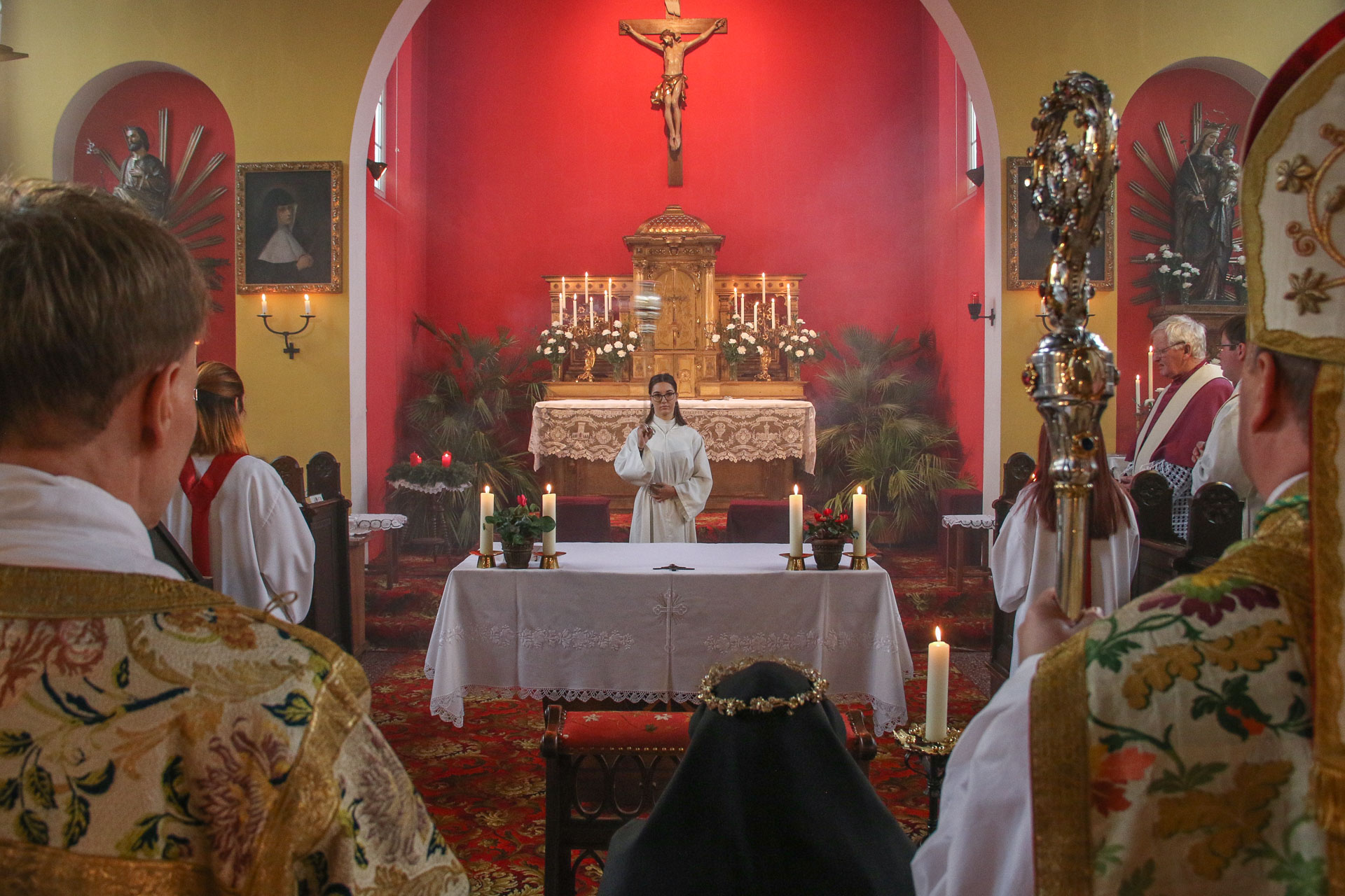 Eiserne Profess von Schw. Bernadette vom Kloster Goldenstein am 09.12.2022