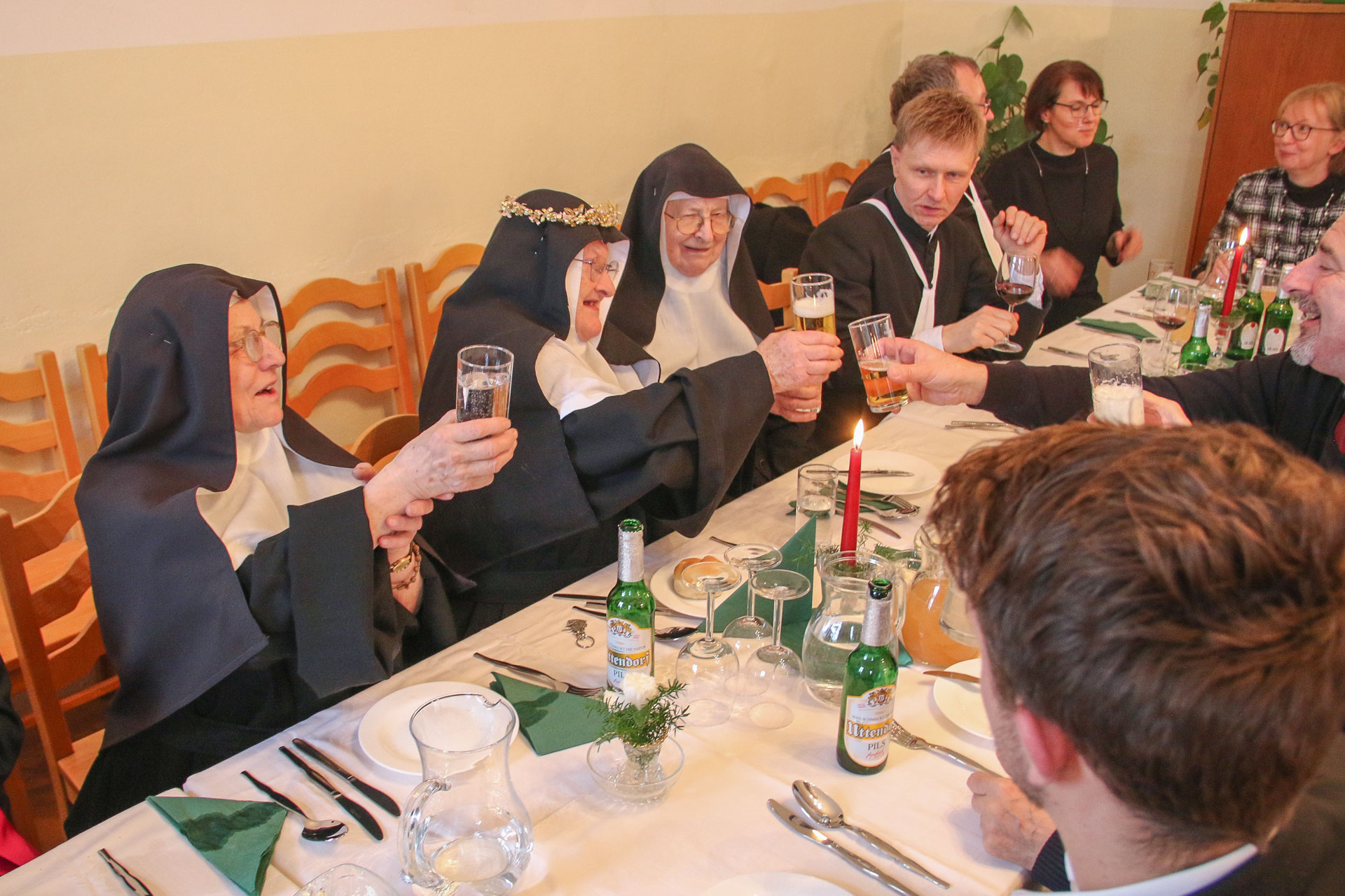 Eiserne Profess von Schw. Bernadette vom Kloster Goldenstein am 09.12.2022