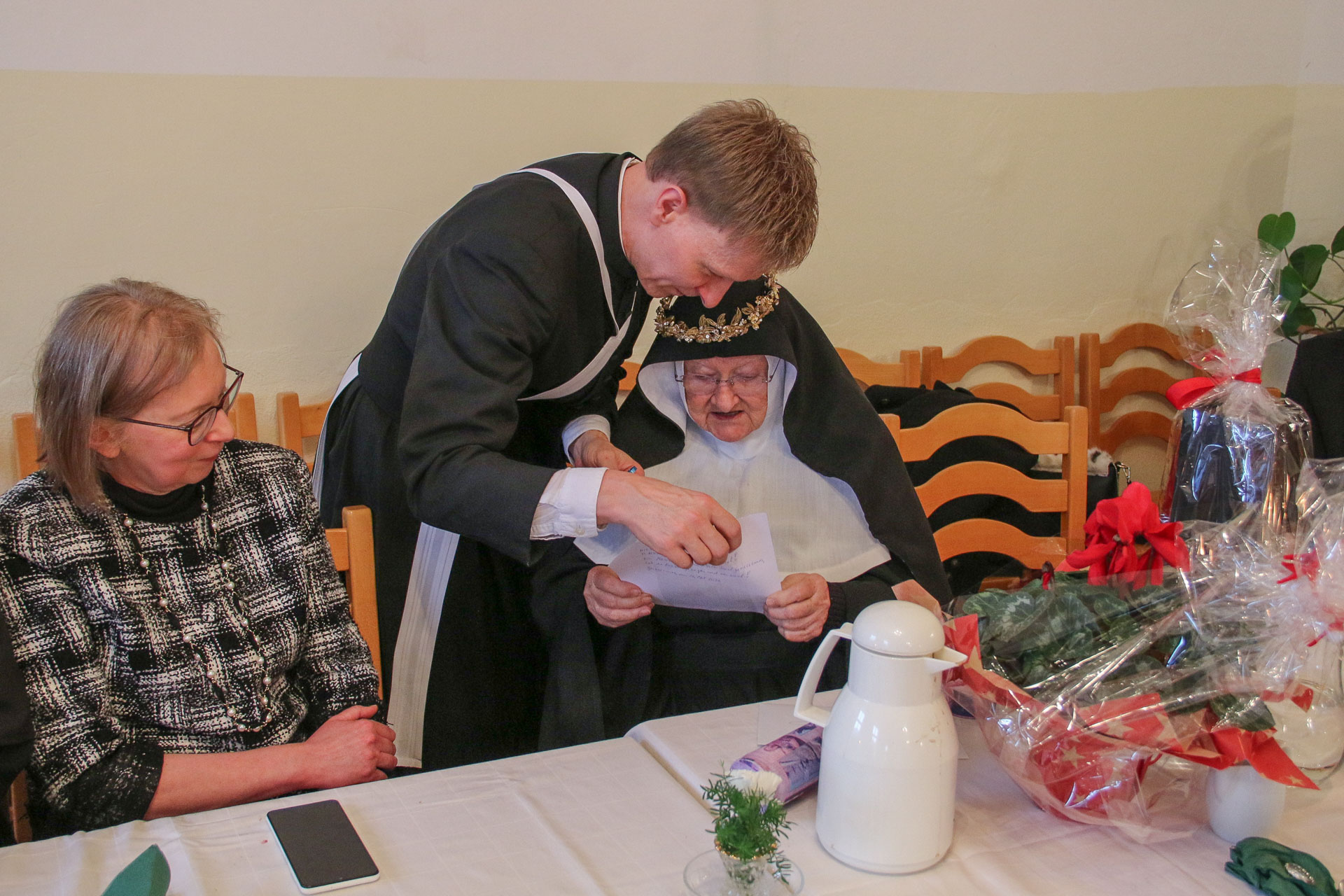 Eiserne Profess von Schw. Bernadette vom Kloster Goldenstein am 09.12.2022