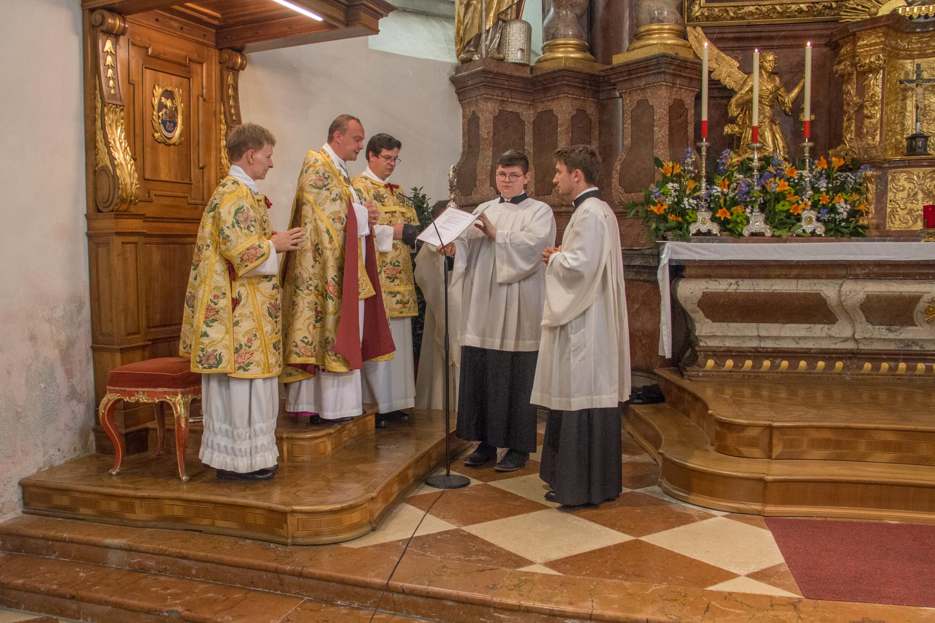 Erste Vesper zum Hochfest des Hl. Augustinus mit Einkleidung eines Novizen am 27.08.2023