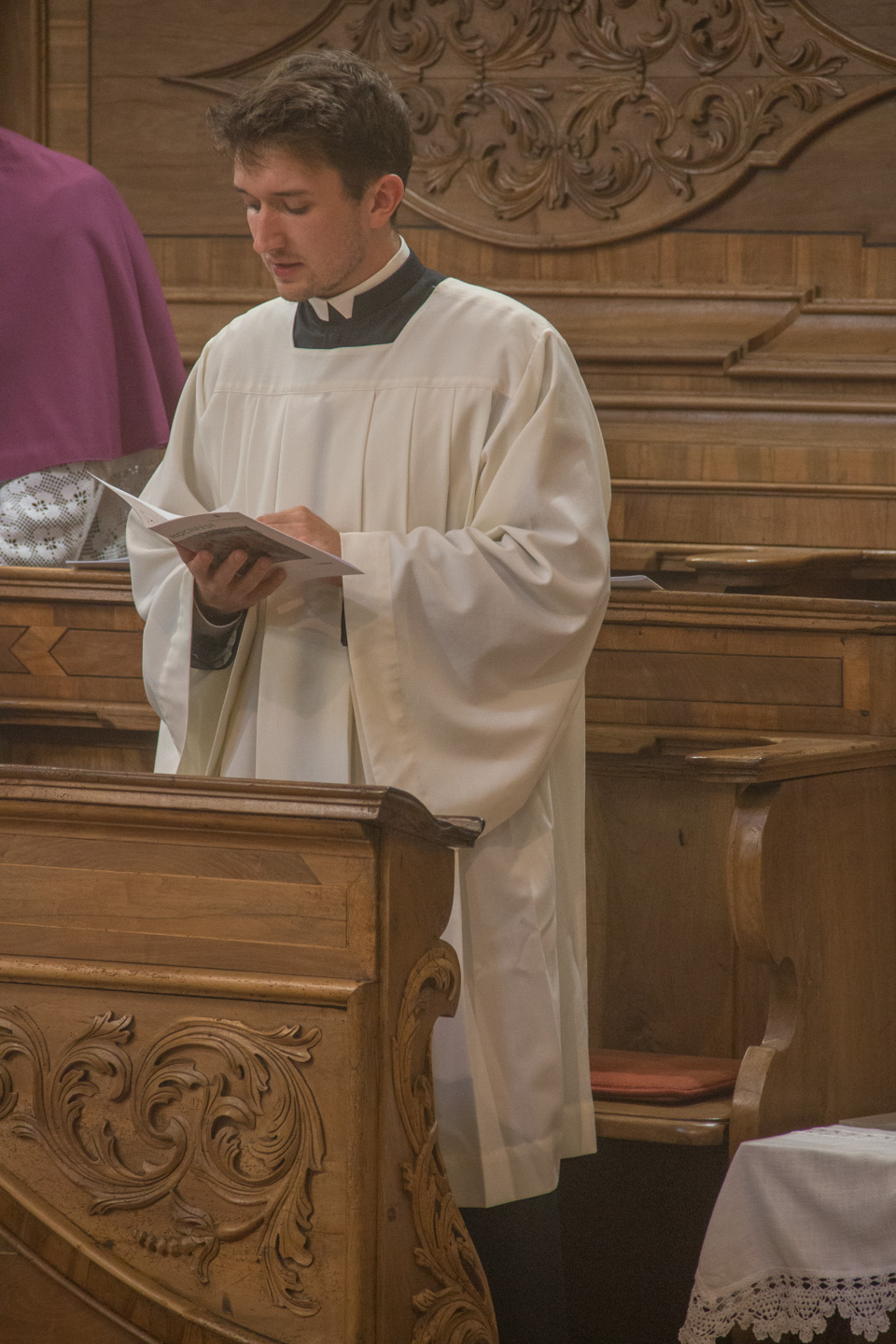 Erste Vesper zum Hochfest des Hl. Augustinus mit Einkleidung eines Novizen am 27.08.2023