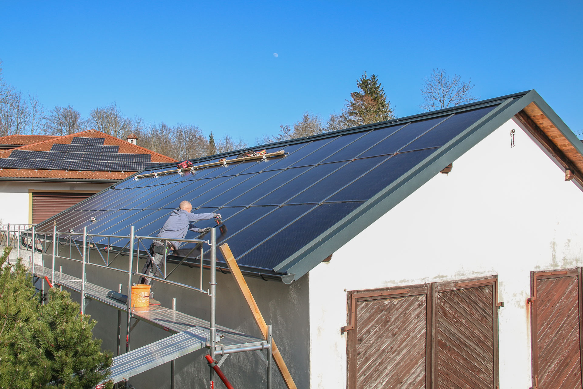 Neue PV-Dachdeckung / März 2023